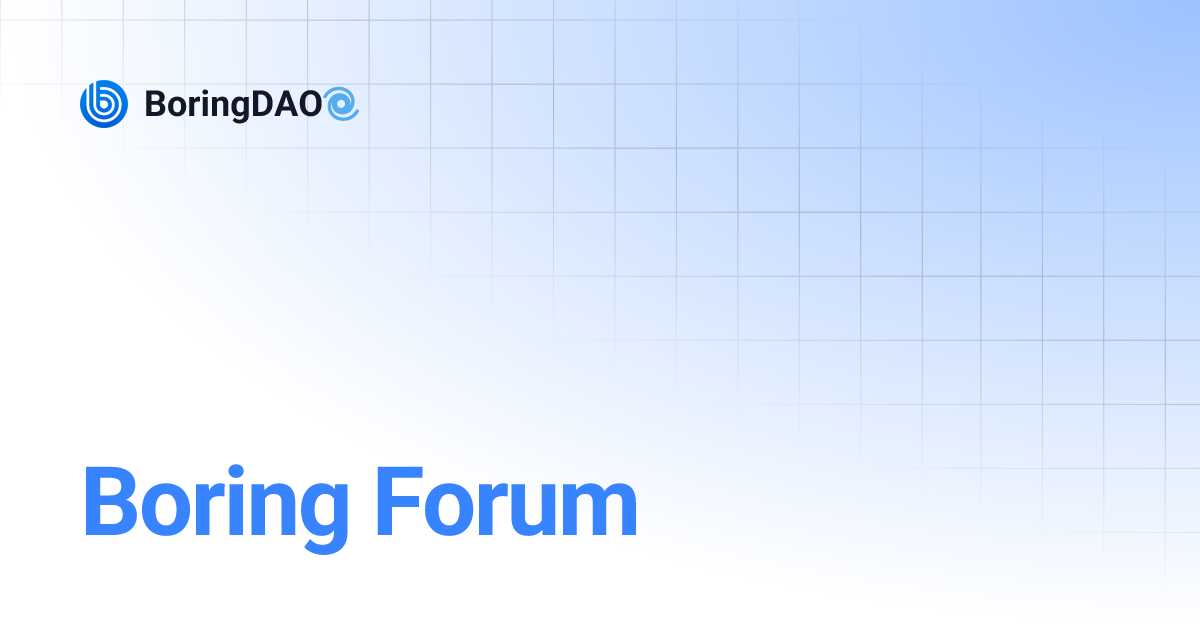 Boring Forum | BoringDAO🌀